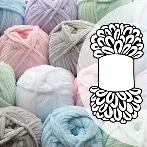 Плюшевая пряжа (велюровая) для вязания купить в Украине