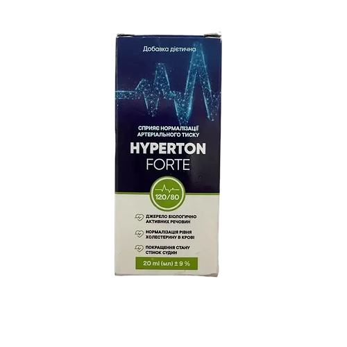 Hyperton forte Гипертон Форте капли для нормализации артериального ...