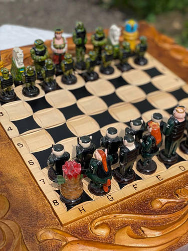 Шахи, нарди, шашки ЗСУ проти Орків- ручна праця! (ID#1869369487), цена ...