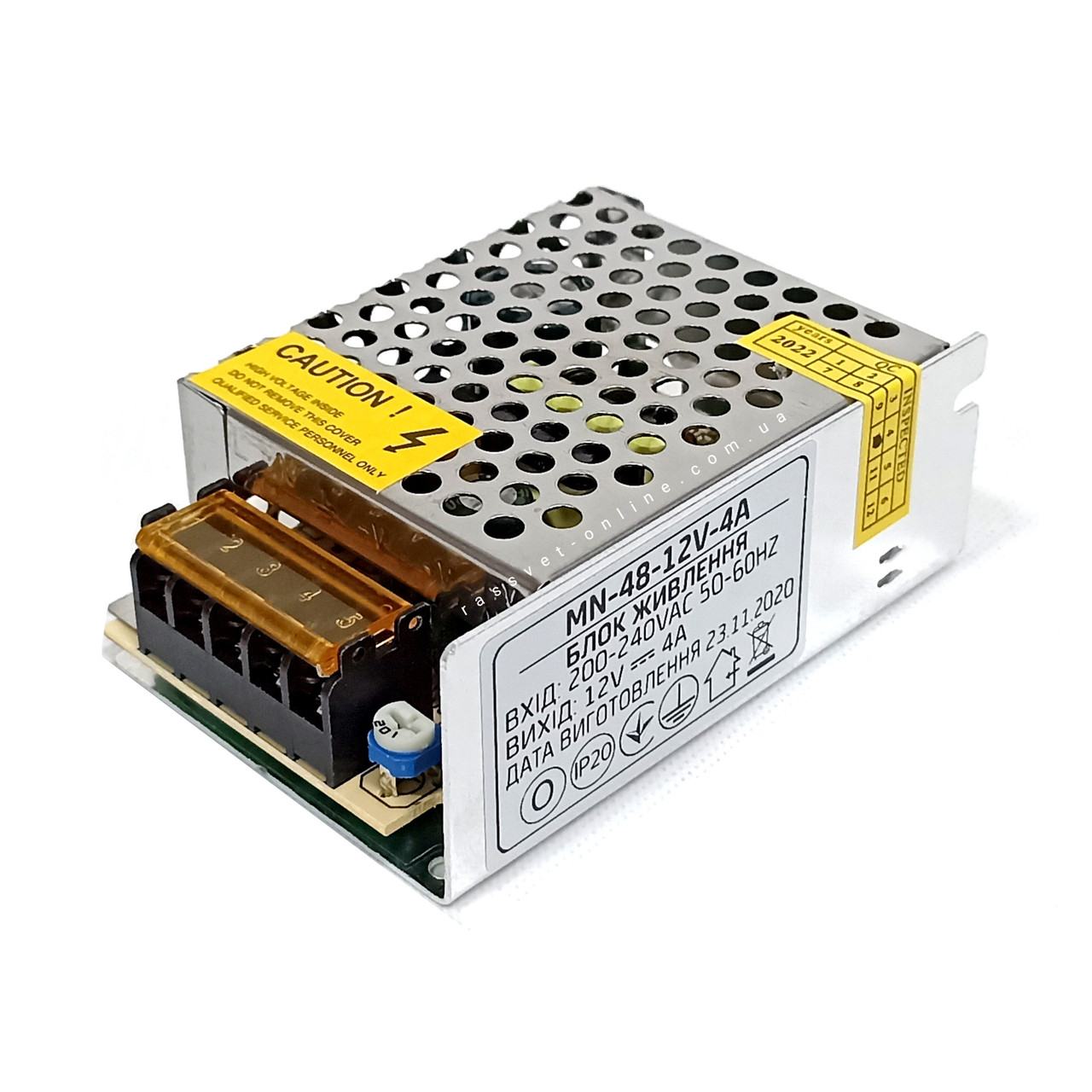 Блок Питания 48W MN-48-12 12V 4А Compact (48Вт 12В 4А) для Светодиодной ...