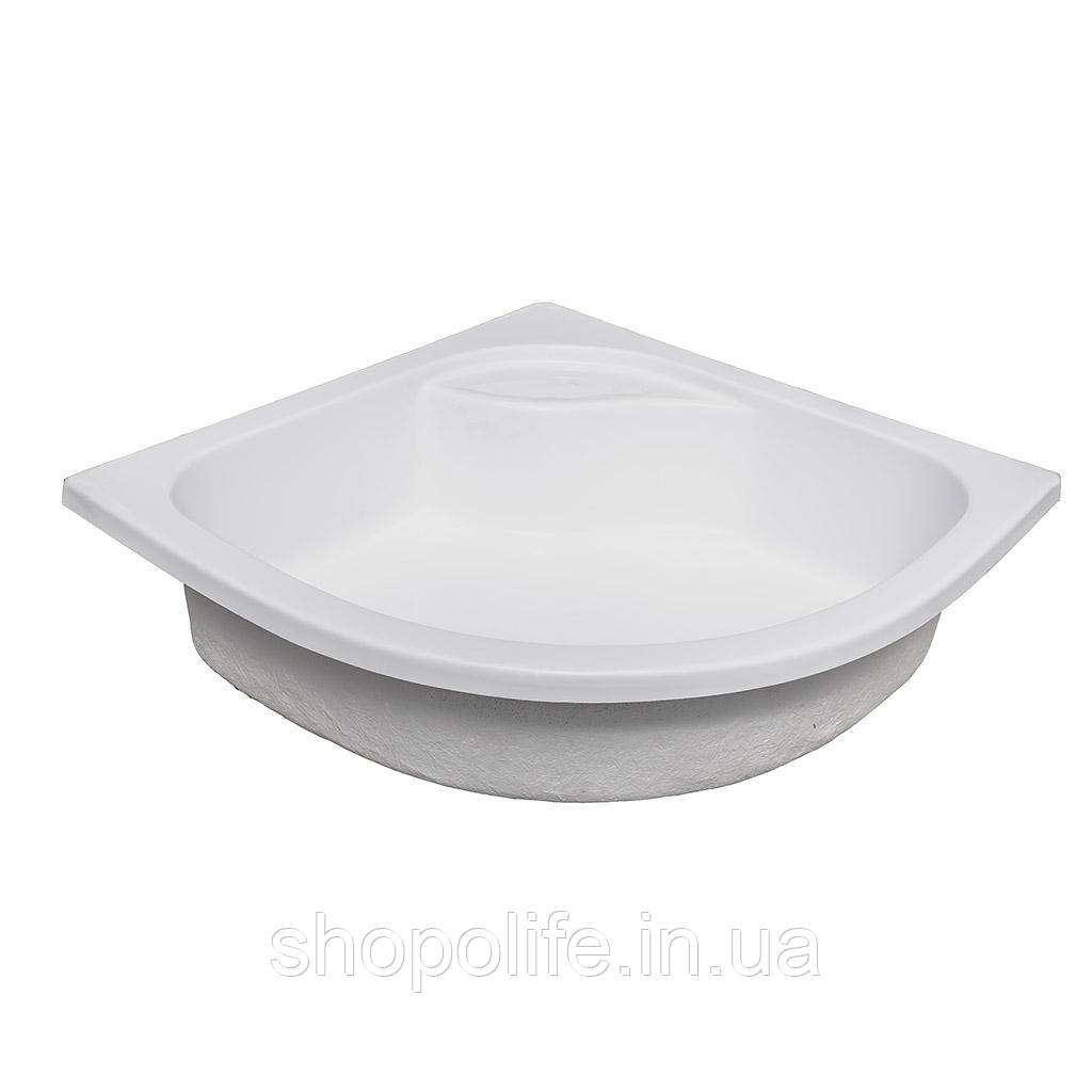 Поддон глубокий угловой Diper I 80х80х24/35 Shopolife (ID#1869558937 ...
