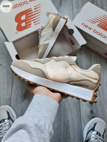Купить New Balance 327 Бежевые кроссы мужские. Крутая мужская обувь Нью ...