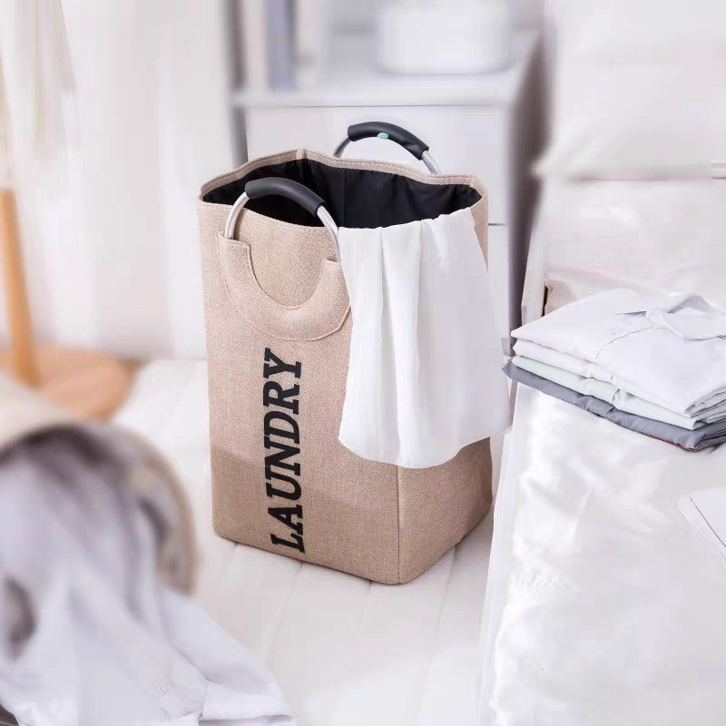 Купить Корзина для белья в ванную Laundry 50х32х26 см / Тканевые ...