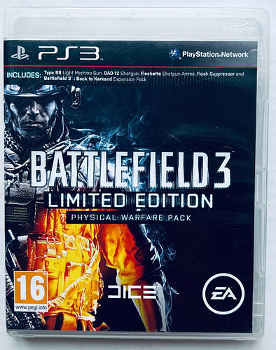 Battlefield 3 Limited Edition Physical Warfare Pack, Б/У, русская ...