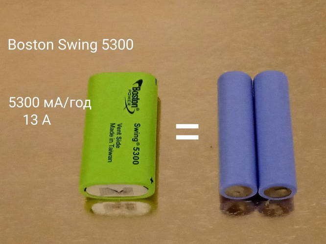 Li-ion Акумулятор Boston Power Swing 5300 mAh 13 А високотокові ...