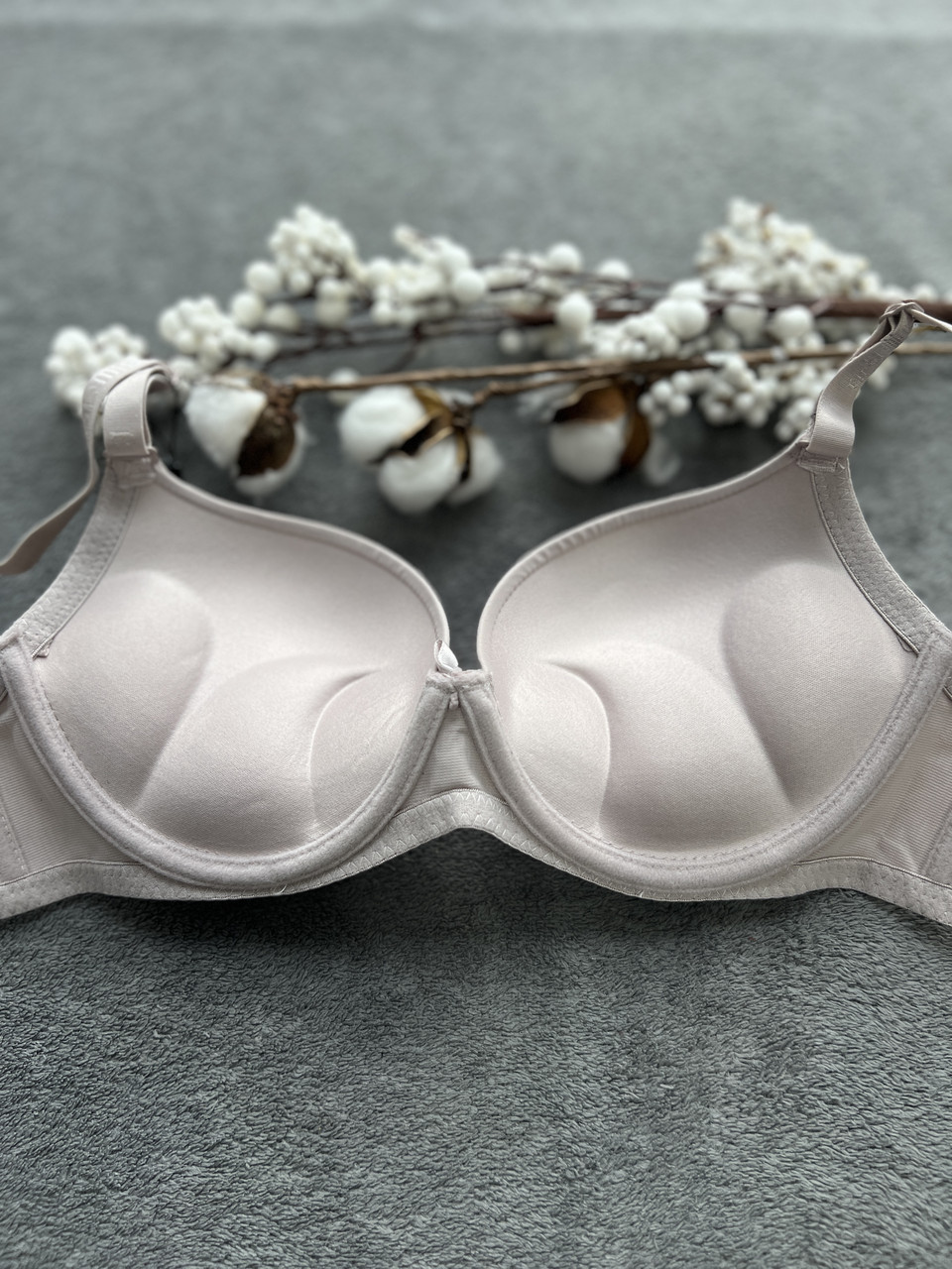 Бюстгальтер лиловый Зефир гладкий 3D ТРОЙНОЙ ПУШ АП СУПЕР 75BC 80BC 85BC гладкий лифчик с очень ...