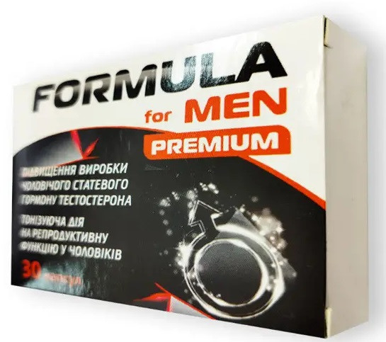 Купити FORMULA for MEN premium(Формула для чоловіків) 30капс, ціна 299 ...
