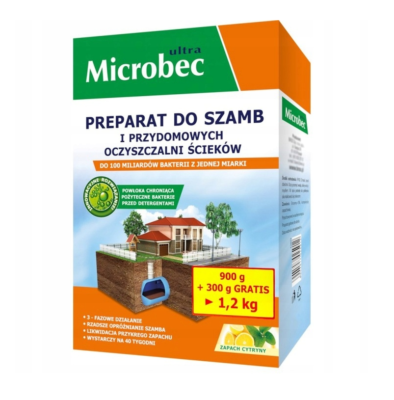 Microbec Ultra засіб для вигрібних ям і септиків, мікробек ультра ...