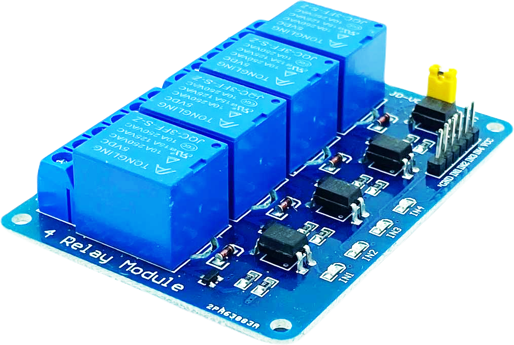 Модуль 4 реле 5V з опторозв'язкою для ARDUINO: продаж, ціна у Дніпрі ...
