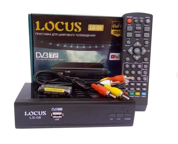 Т2 тюнер LOCUS LS 08 цифровой эфирный DVB-T2 ресивер: продажа, цена в ...