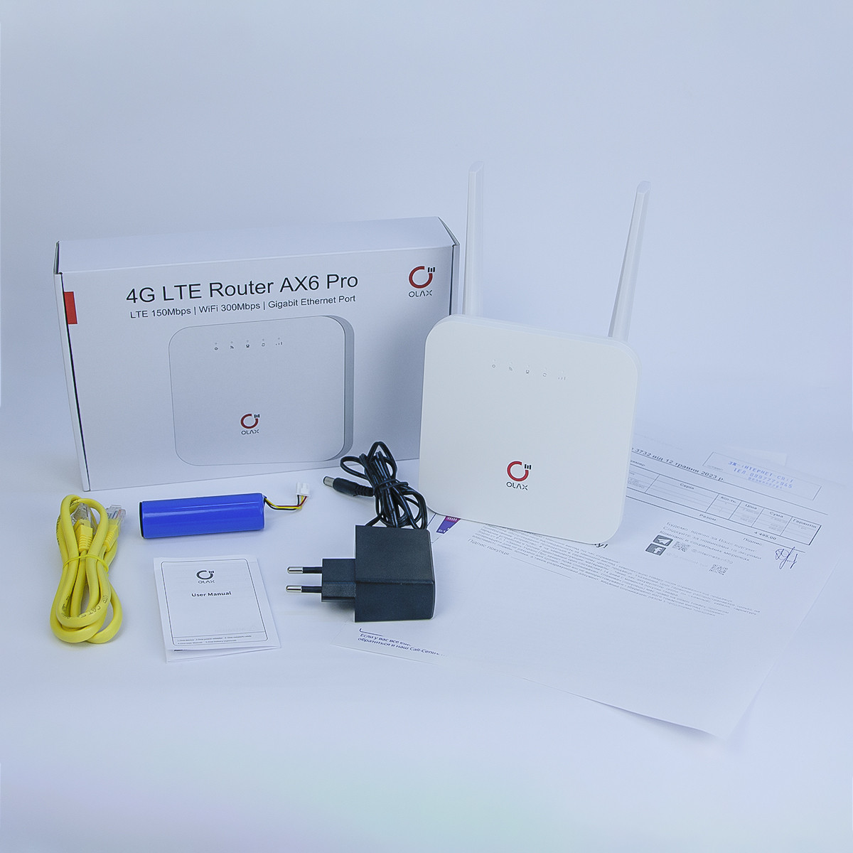 Купить 4G LTE WI-FI роутер OLAX AX6 PRO с аккмулятором 4000 мАч, цена 2000 ₴ — Prom.ua (ID ...