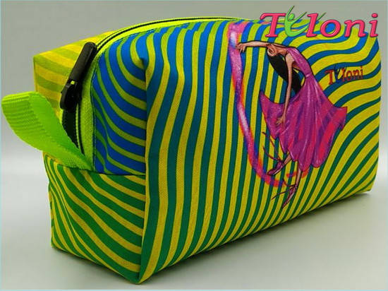 Купить Косметичка Tuloni Модель: Wave Цвет: YellowXBlue, цена 330 ...