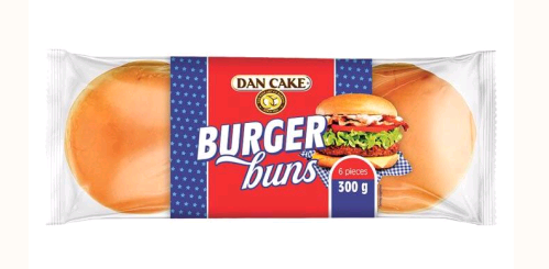 Булочка бургерная мягкая в упаковке европейская "BURGER BUNS" для ...