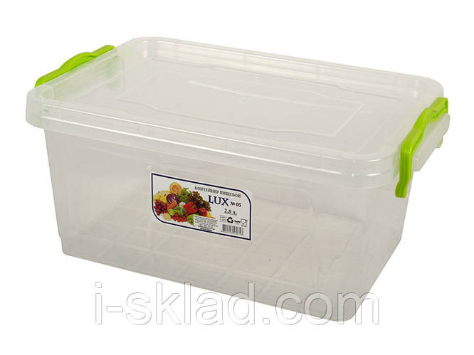 Купить Контейнер Ал-Пласт Lux с зажимами 2,8 л., цена 66 ₴ — Prom.ua ...