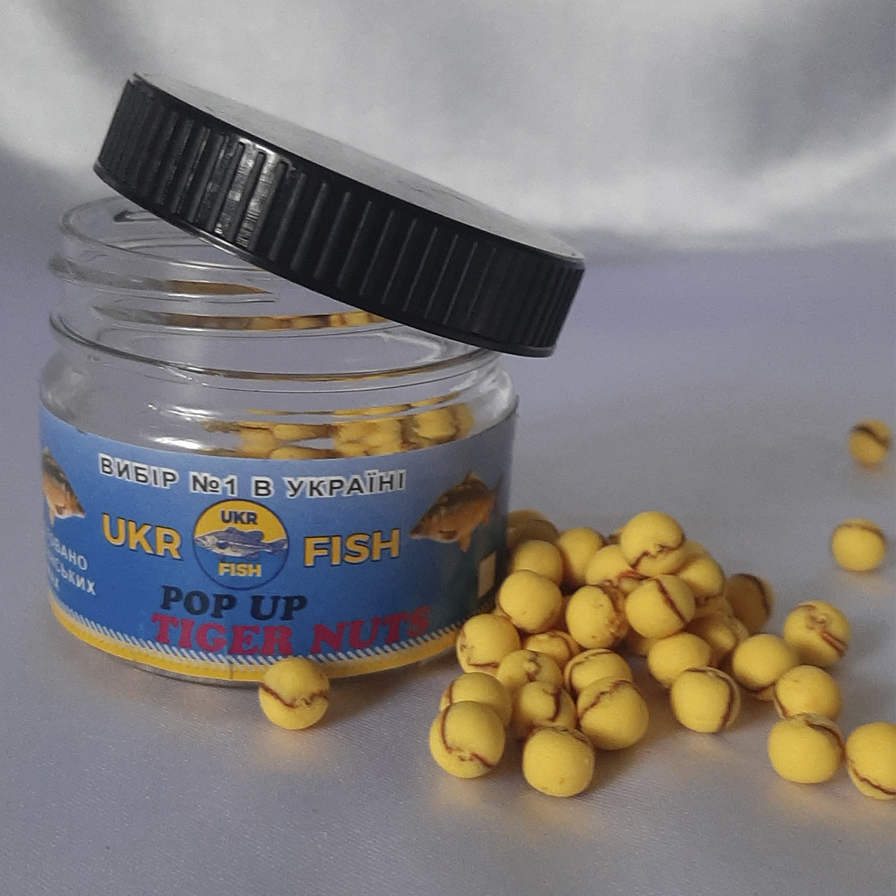 Купити Pop up TIGER NUTS 6 мм UKR FISH Плавальна насадка для лову ...