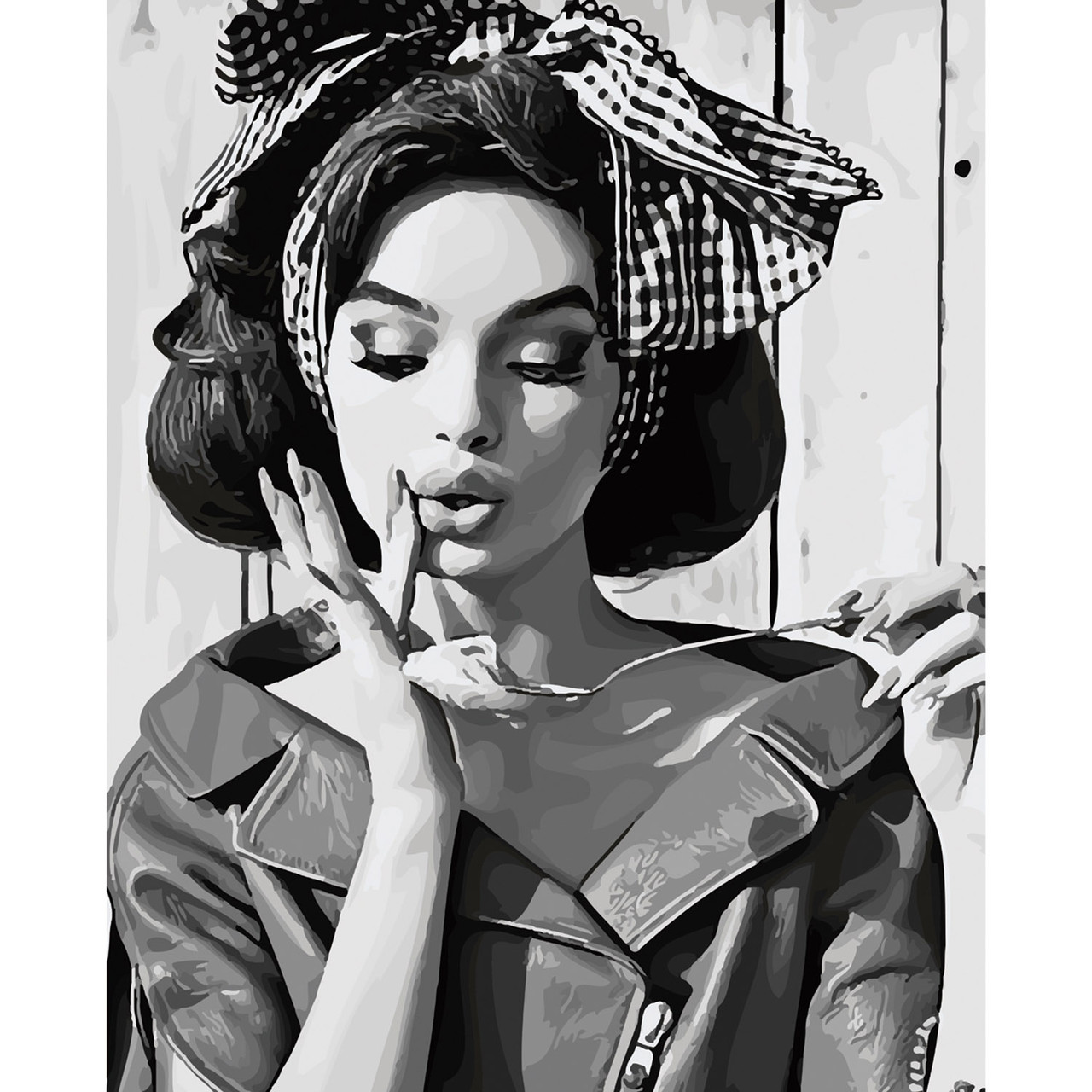 Картина за Номерами Преміум Ретро Красуня 40х50 См SY6091 — в Категории "Головные Уборы для ...