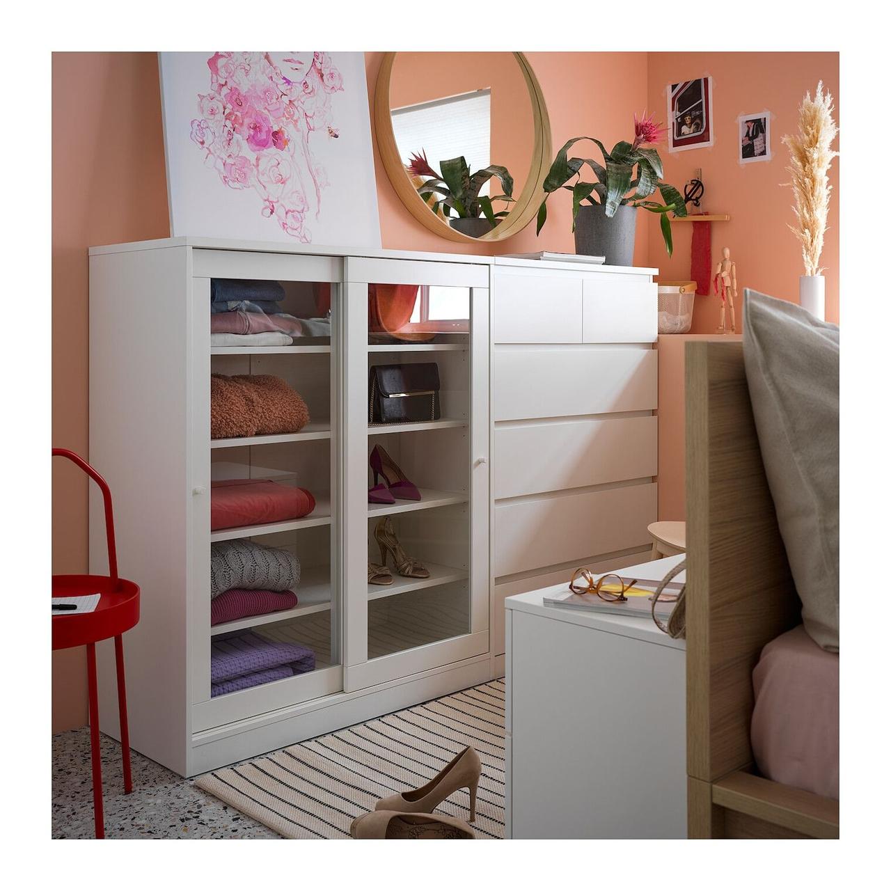 Купить IKEA Комод MALM (ИКЕА МАЛЬМ) Комод, 6 ящиків, білий 604.036.02 ...