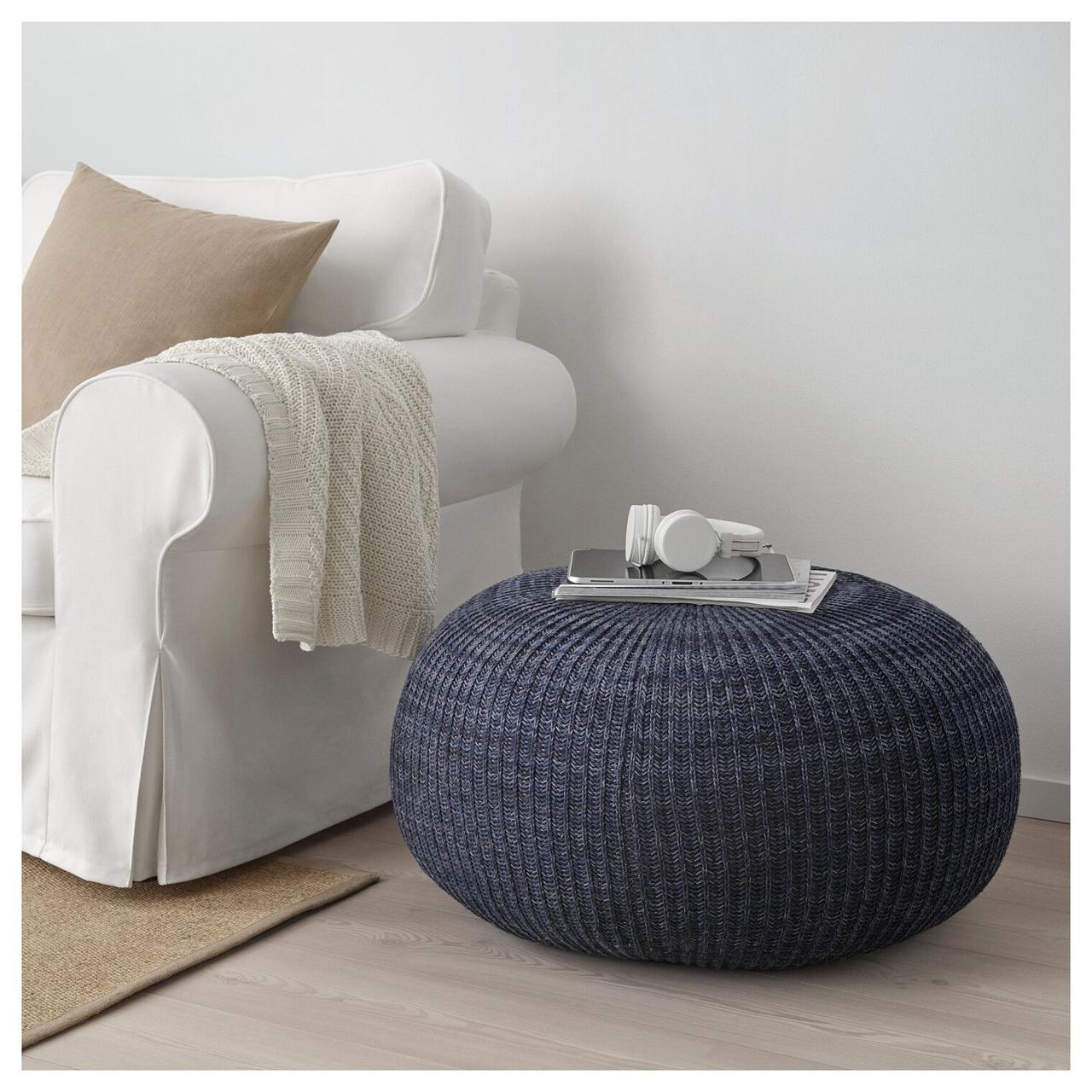 IKEA пуф SANDARED (ИКЕА АВСТРИЯ) Пуф, темно-синій 503.639.70 (ID ...