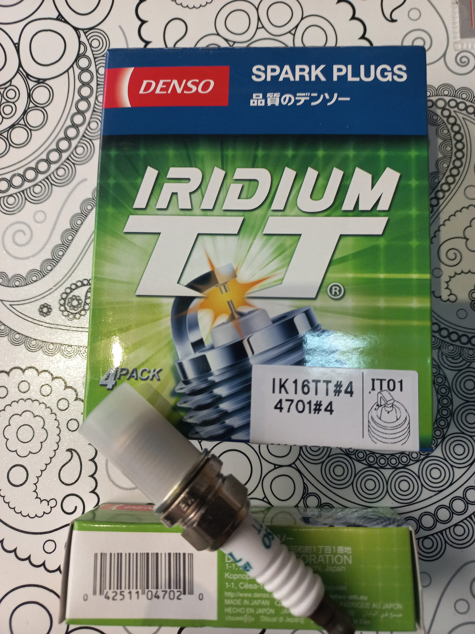 Свічки запалювання denso IK16TT#4 (ID#1871133663), цена: 370 ₴, купить ...