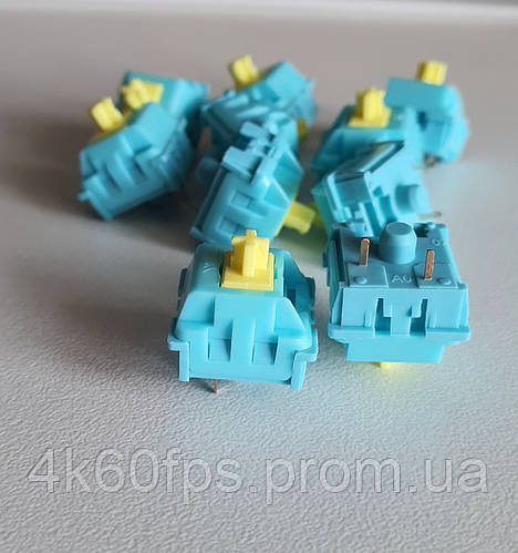 Комплект перемикачів для механічної клавіатури Світчі KTT Sea Salt ...