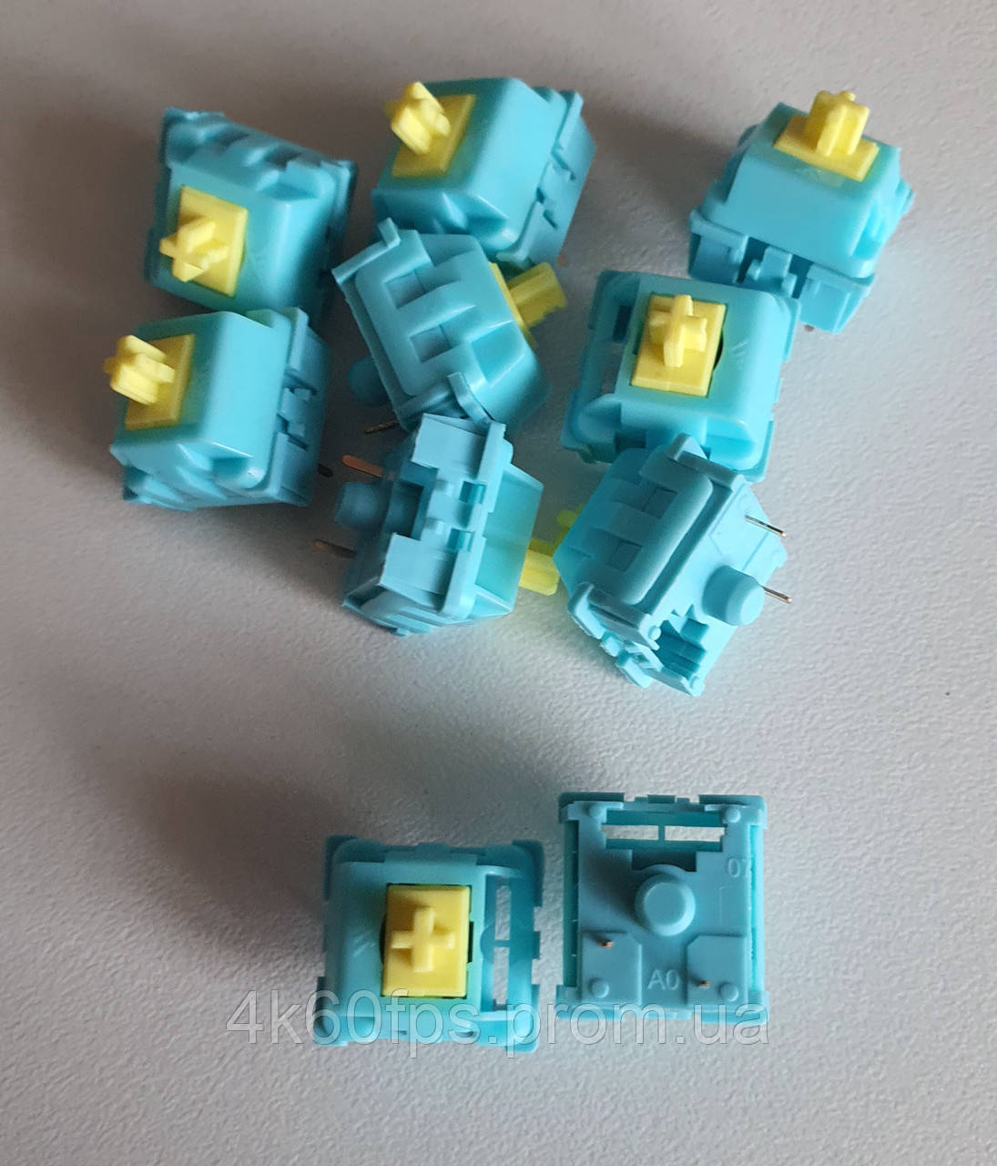 Комплект перемикачів для механічної клавіатури Світчі KTT Sea Salt ...