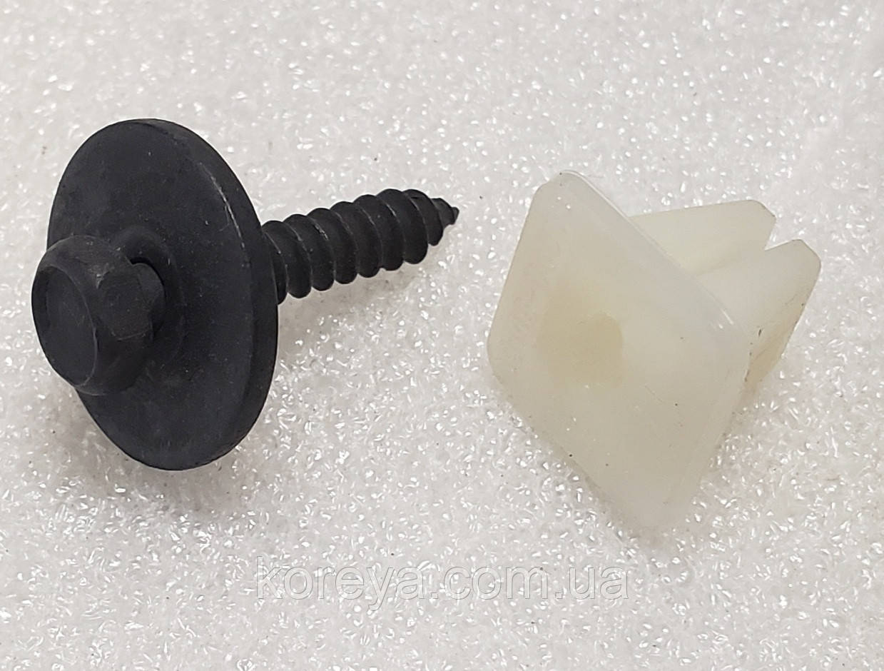 Гвинт (саморіз) + кліпса кріплення бризковика, підкрилка шуруп + пістон ...