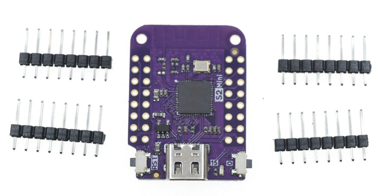 Купить Wemos ESP32 S2 Mini V1.0 (ESP32-S2FN4R2 + 4MB Flash + 2MB PSRAM ...