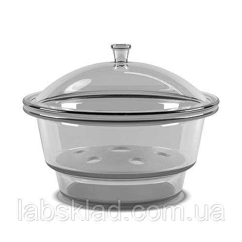 Эксикатор стеклянный без крана (светлое стекло) d=240 мм (ID#1871680343 ...