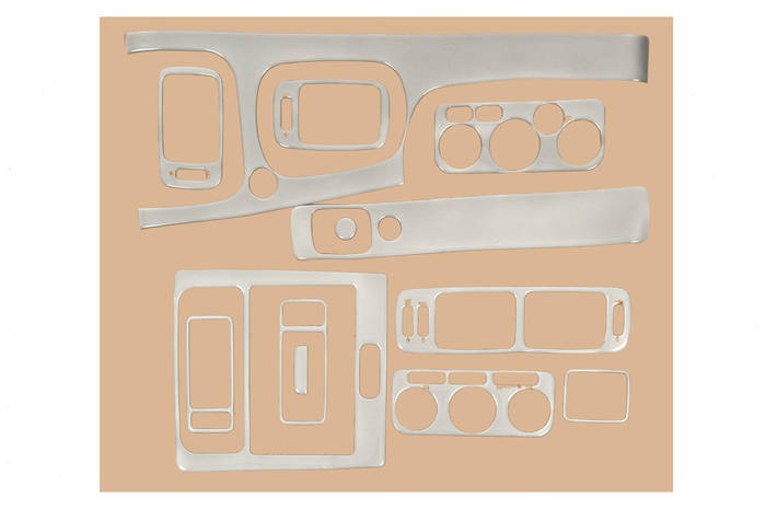 Volvo V70 1997-2000 Накладки на панель Алюминий TSR Накладки на панель ...