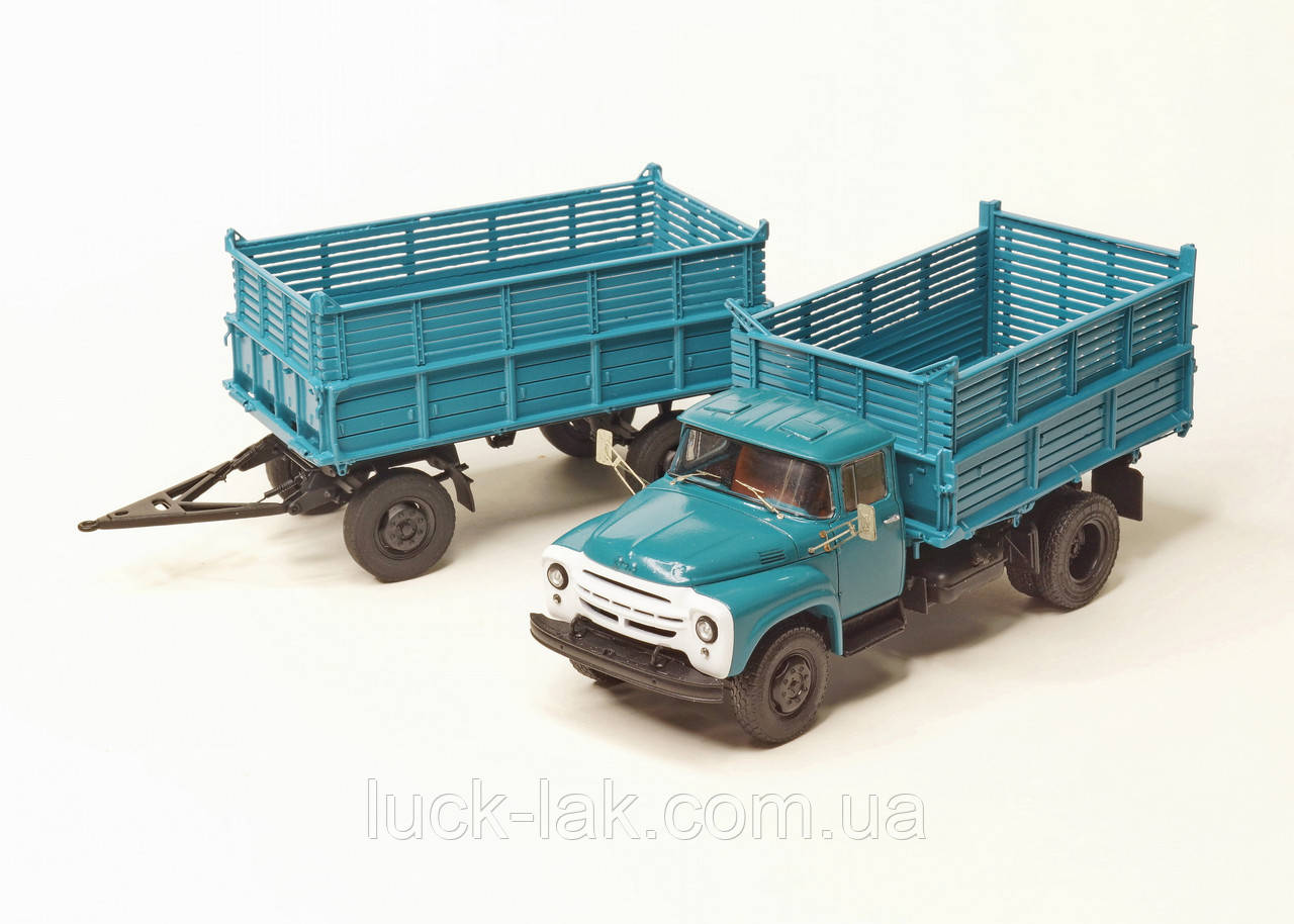 Масштабна модель сільськогосподарського автопоїзду ЗІЛ-ММЗ-554 з ...