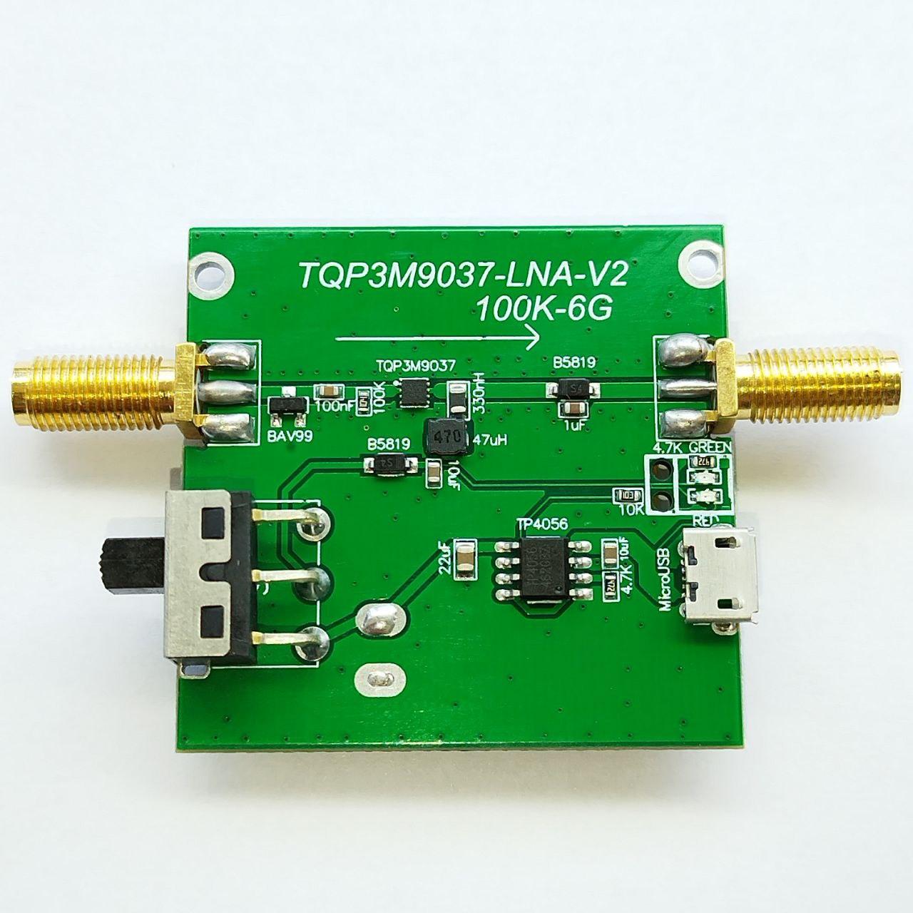 LNA підсилювач радіосигналу приймачів 0,1-6000 МГц 20 дБ, TQP3M9037 ...