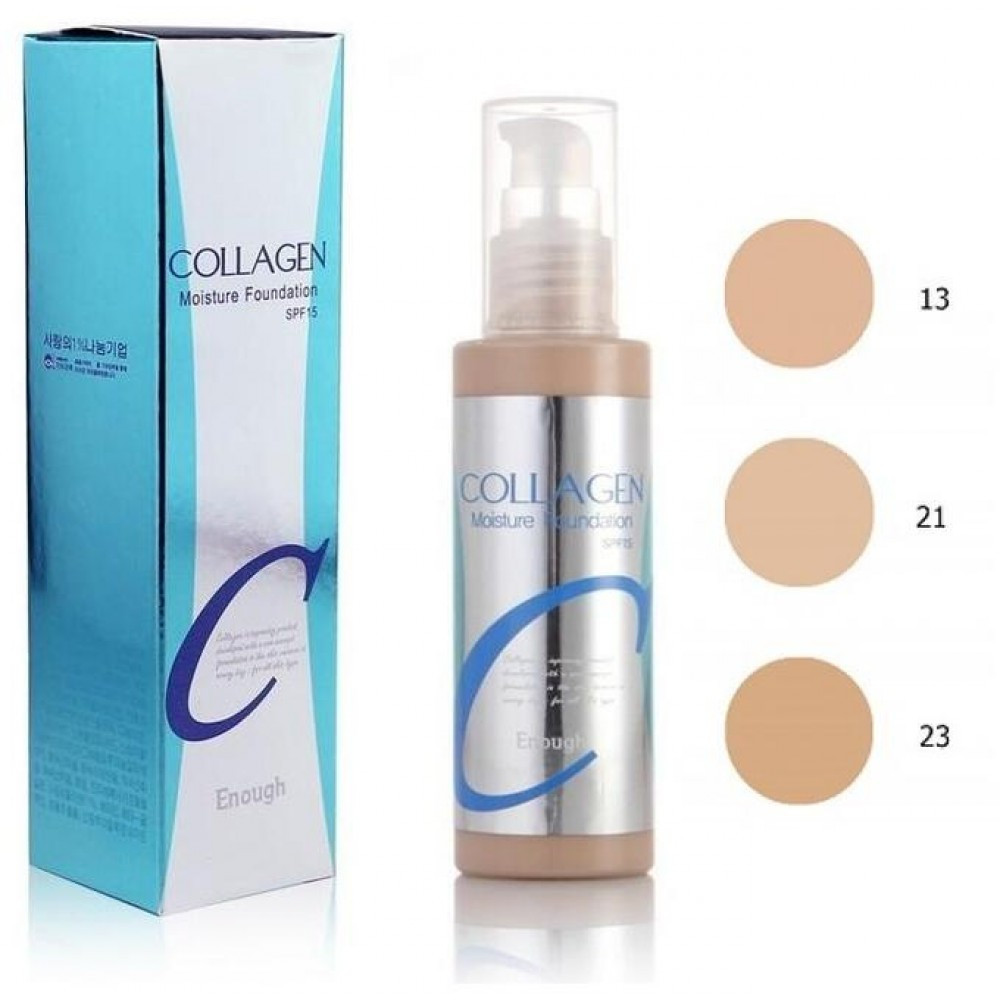 Enough Collagen Moisture Foundation Тональный крем для лица увлажняющий ...