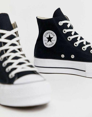 Жіночі кросівки Конверс - Converse Chuck Taylor All Star Lift Hi Black ...