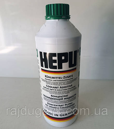 Антифріз HEPU G11 зелений, концентрат, 1,5 л P999GRN (ID#1872632355 ...