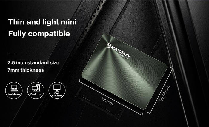 256GB SSD диск Maxsun X7 (MS256GBX5), ссд накопитель 256 гб (ID ...