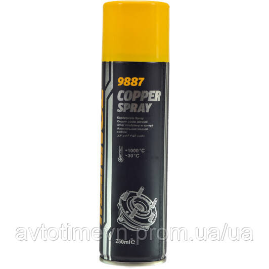 Купить Медная смазка MANNOL Copper Spray 250мл 9887, цена 185 ₴ — Prom ...