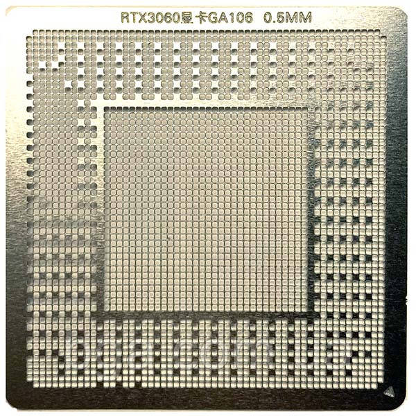 Трафарет BGA nVidia GA104-200-A1, GA104-300-A1, GA104-400-A1, GN20-E3 ...