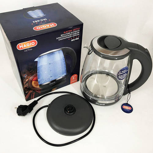 Купити Тихий чайник електричний 2 л Magio MG-982 | Електронний чайник TE-257 Безшумний чайник ...