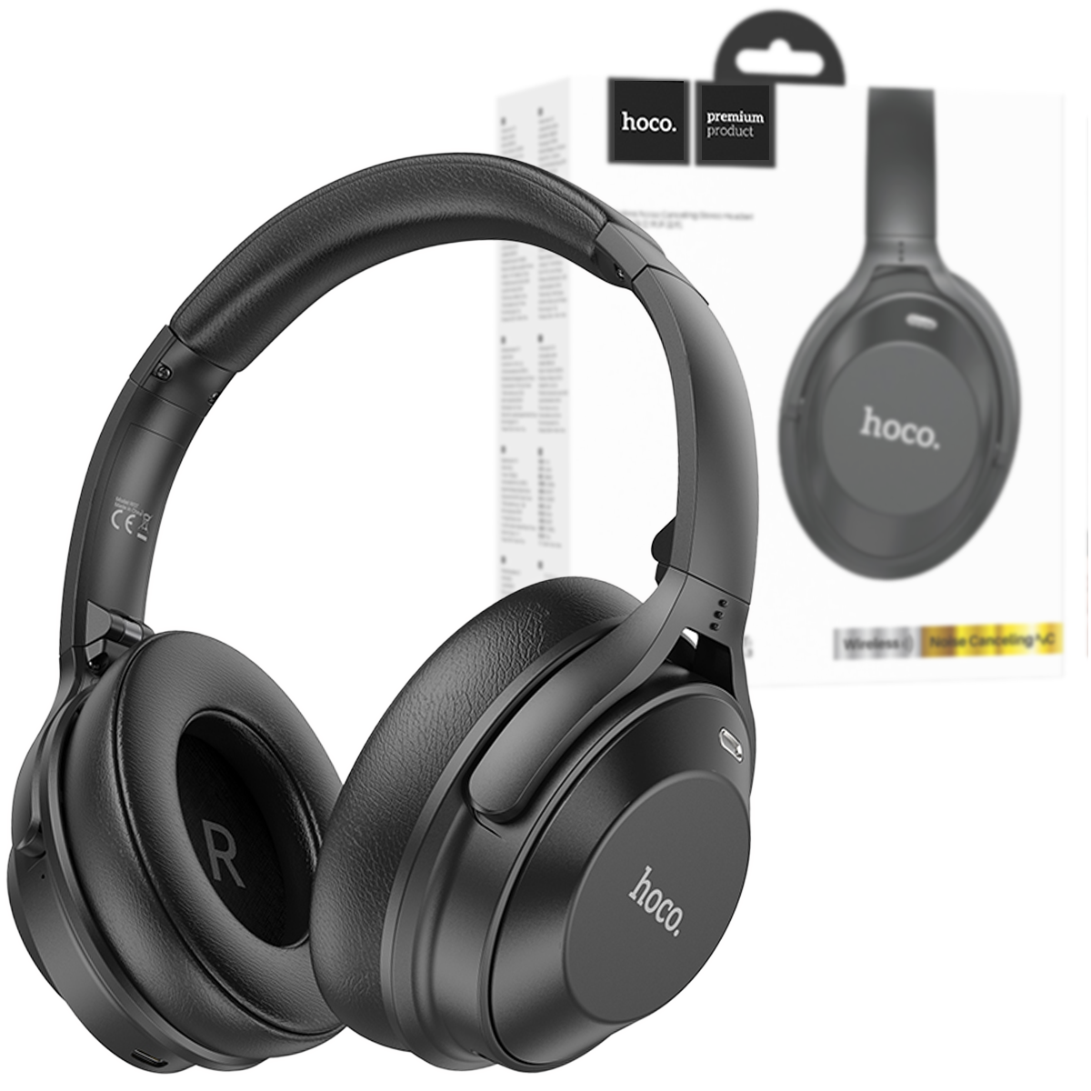 Бездротові навушники з шумопоглинанням Hoco W37 Sound Active Noise ...