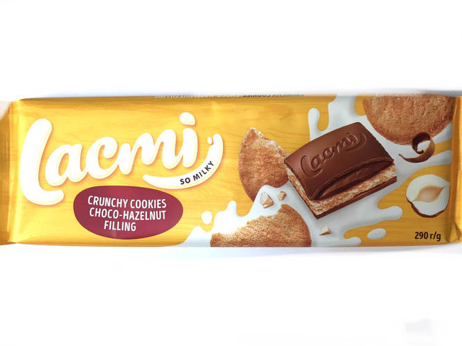 Купить Шоколад Roshen Lacmi с шоколадно-ореховой начинкой и печеньем ...