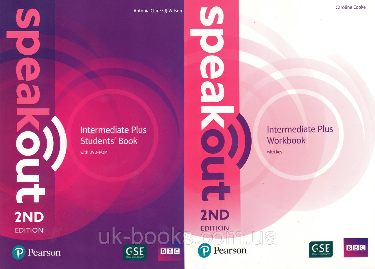 Підручник + зошит Speakout Second Edition Intermediate Plus Student's Book with DVD-ROM ...