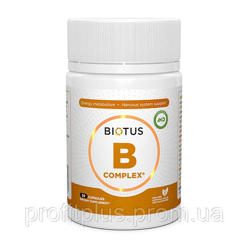 Купить B-комплекс B-complex Biotus 50 капсул PP, код: 7586678, цена 107 ...