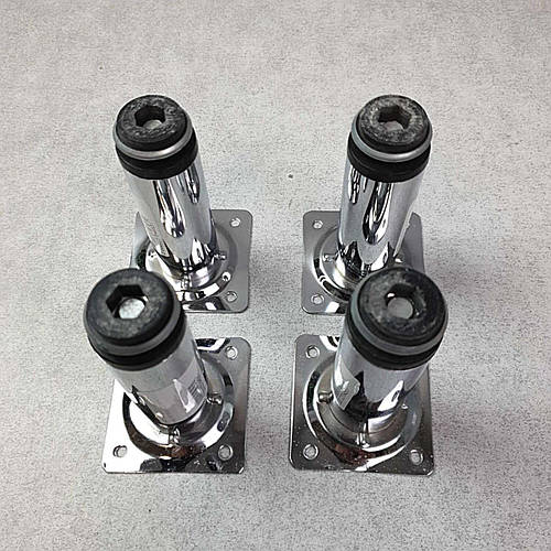 Купити Фурнітура для меблів Б У Ніжка з регулюванням Dc хром Н 100 мм D