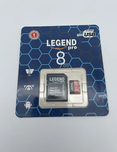 Карта памяти micro LEGEND PRO 8GB class 10 c адаптером (ID#1874416968), цена: 259 ₴, купить на ...