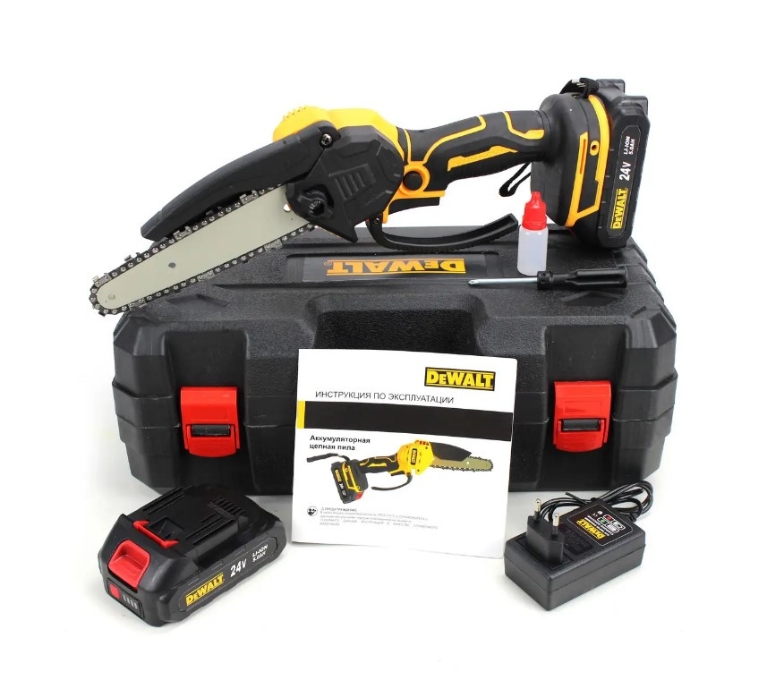 Купить Аккумуляторная мини пила DeWalt DCM155N (24V, 5AH) АКБ Веткорез ...