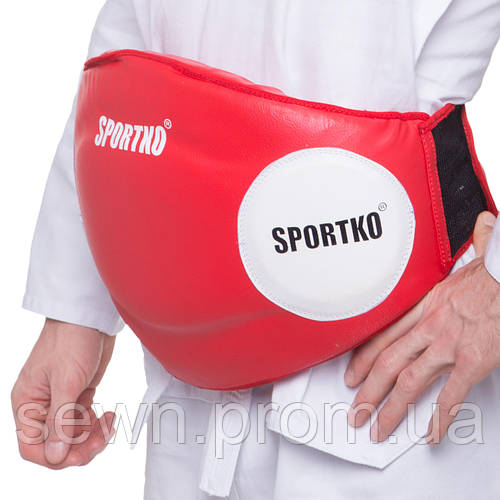 Купити Пояс тренера Шкірвініл SPORTKO UR SP-4709 ЗП1 L Червоний wn ...