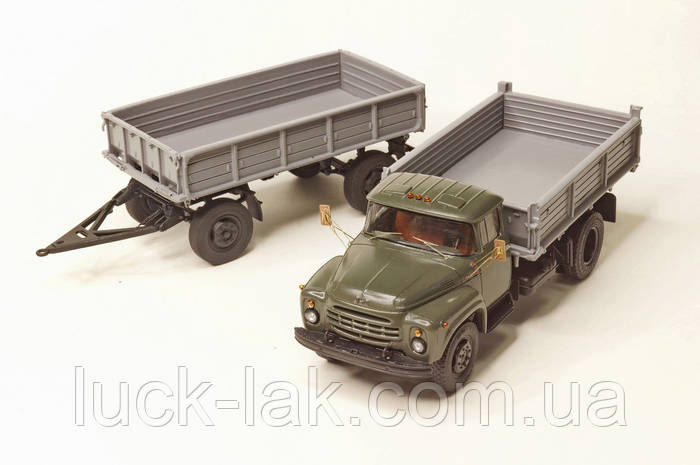 Масштабна модель сільськогосподарського автопоїзду ЗІЛ-ММЗ-554 з ...
