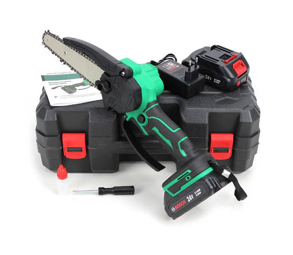 Аккумуляторная мини-пила Bosch UniversalChain 18 (24V, 5Аh, шина 15 см ...