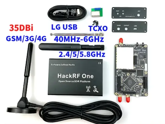 Купить Hackrf One Sdr радиостанция в корпусе с набором 1МГц 6ГГц плата