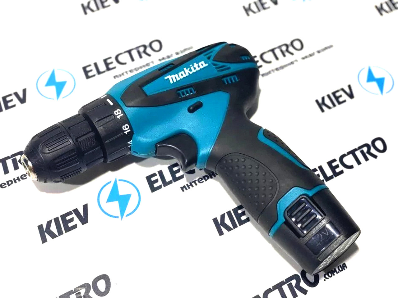 Купить Дрель шуруповерт профи аккумуляторный (12V/2.0Ah) с набором бит ...